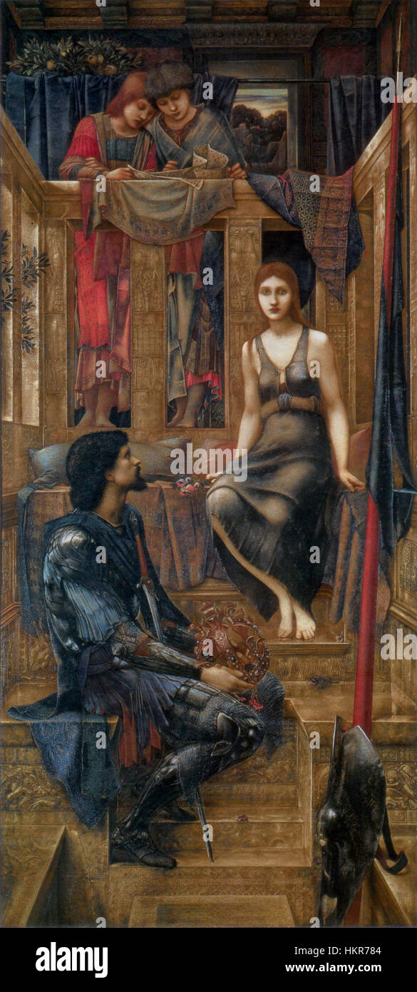 This painting by Edward Burne-Jones, titled 'The King Cophetua and the ...