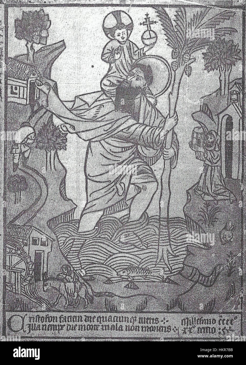 The *Buxheim St. Christopher* is a medieval painting depicting St ...