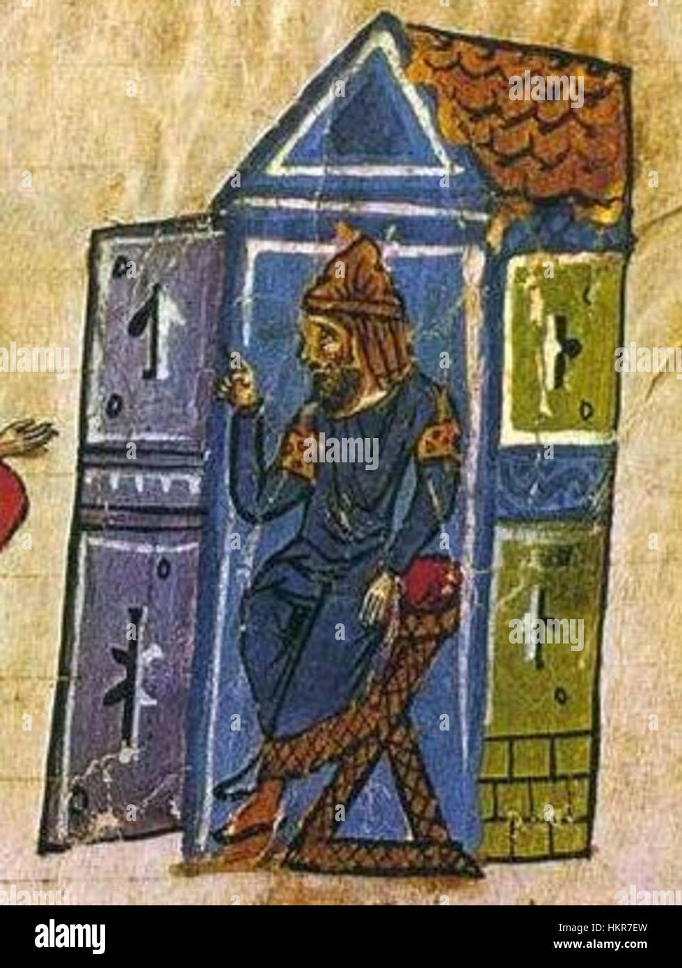 Byzantine emissaries to the Caliph (cropped Stock Photo - Alamy