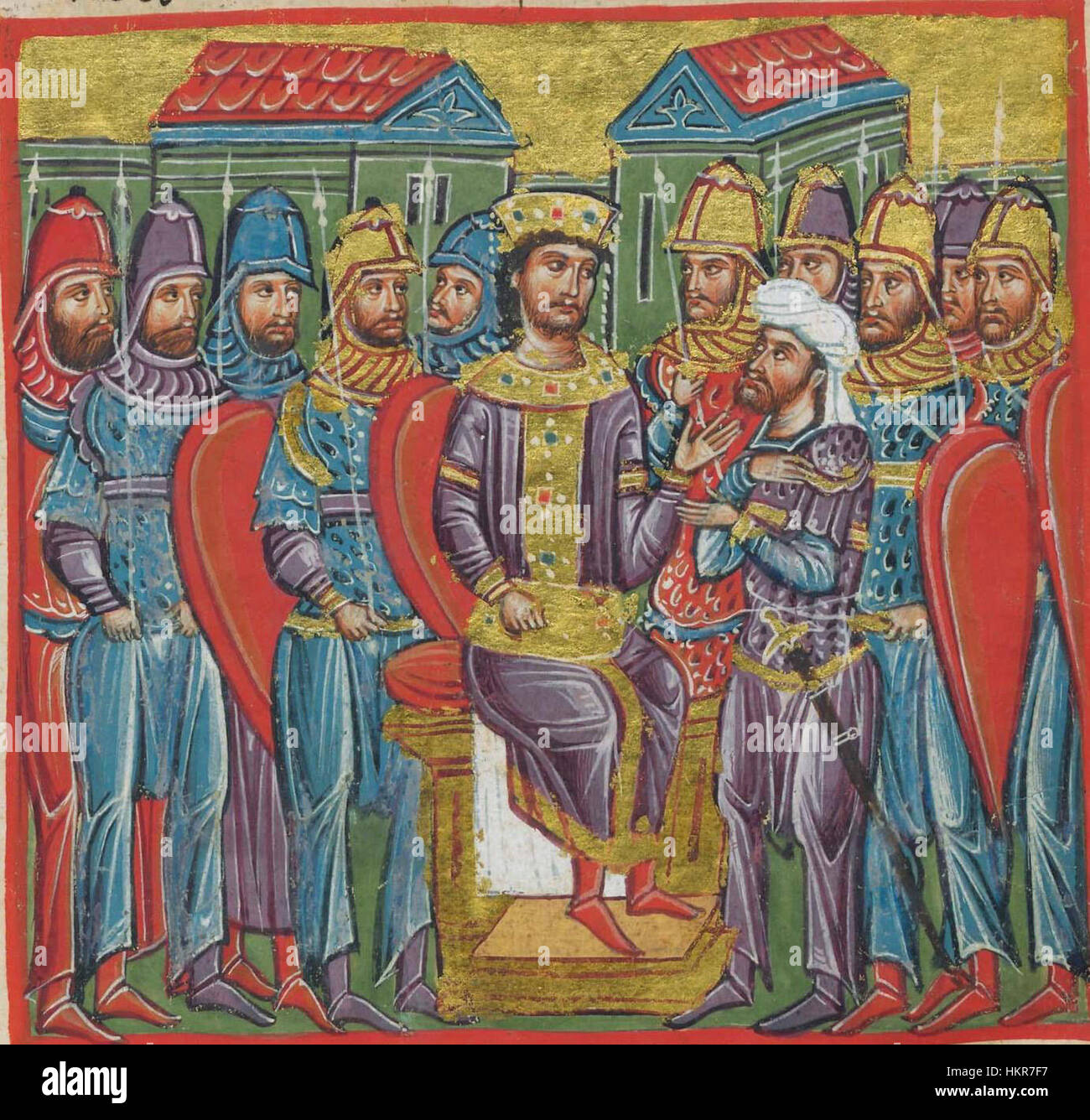 This cropped image from the *Byzantine Greek Alexander Manuscript ...