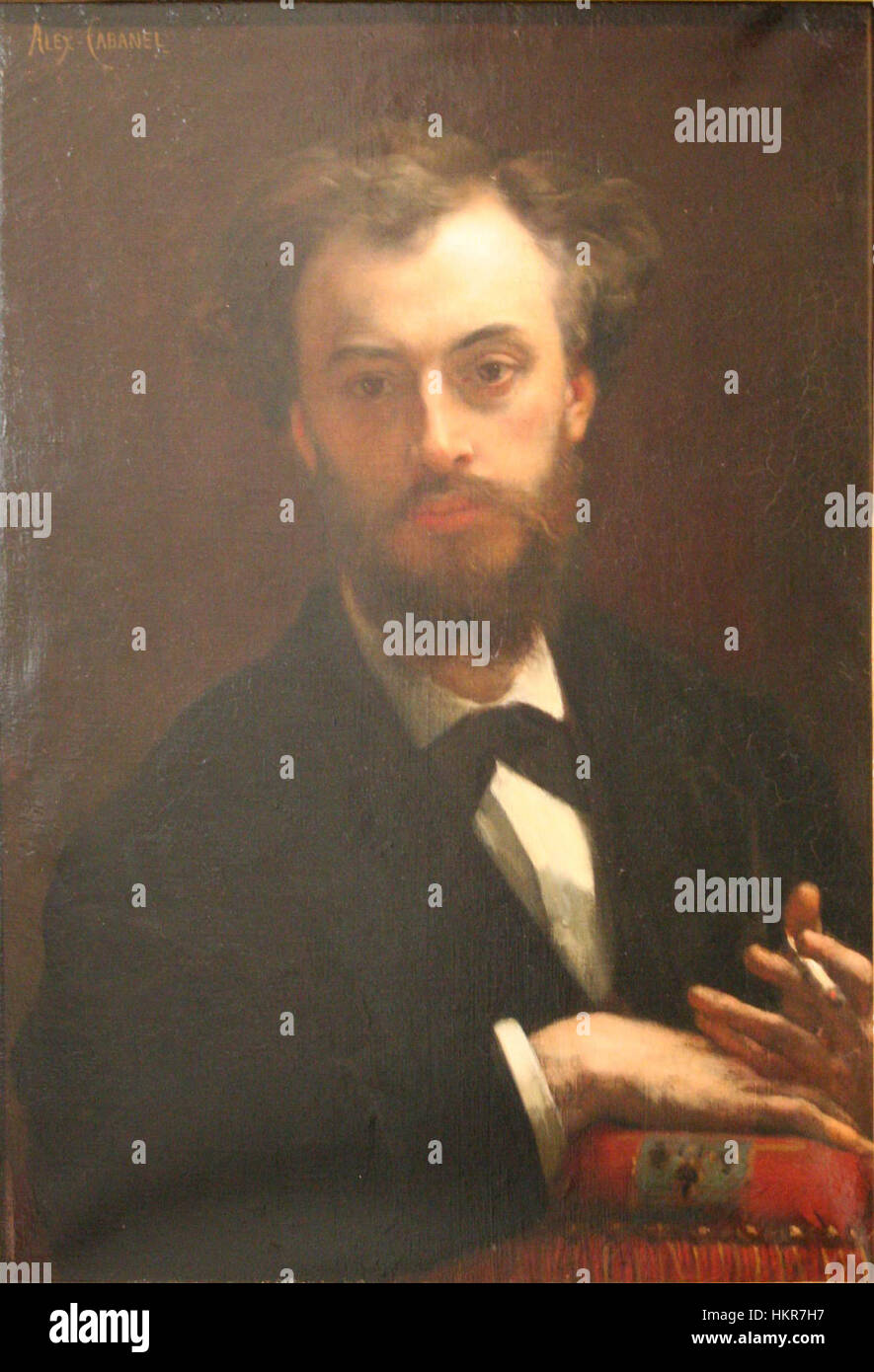 This portrait of Pierre Cabanel, painted by the French artist Alexandre ...