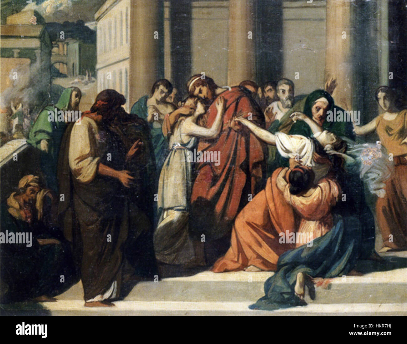 'Oedipus Separating from Jocasta' by Alexandre Cabanel depicts the ...