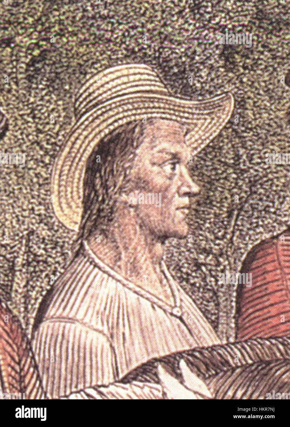 This self-portrait, titled 'Blake-Cant Pilgrims,' is a detailed work ...