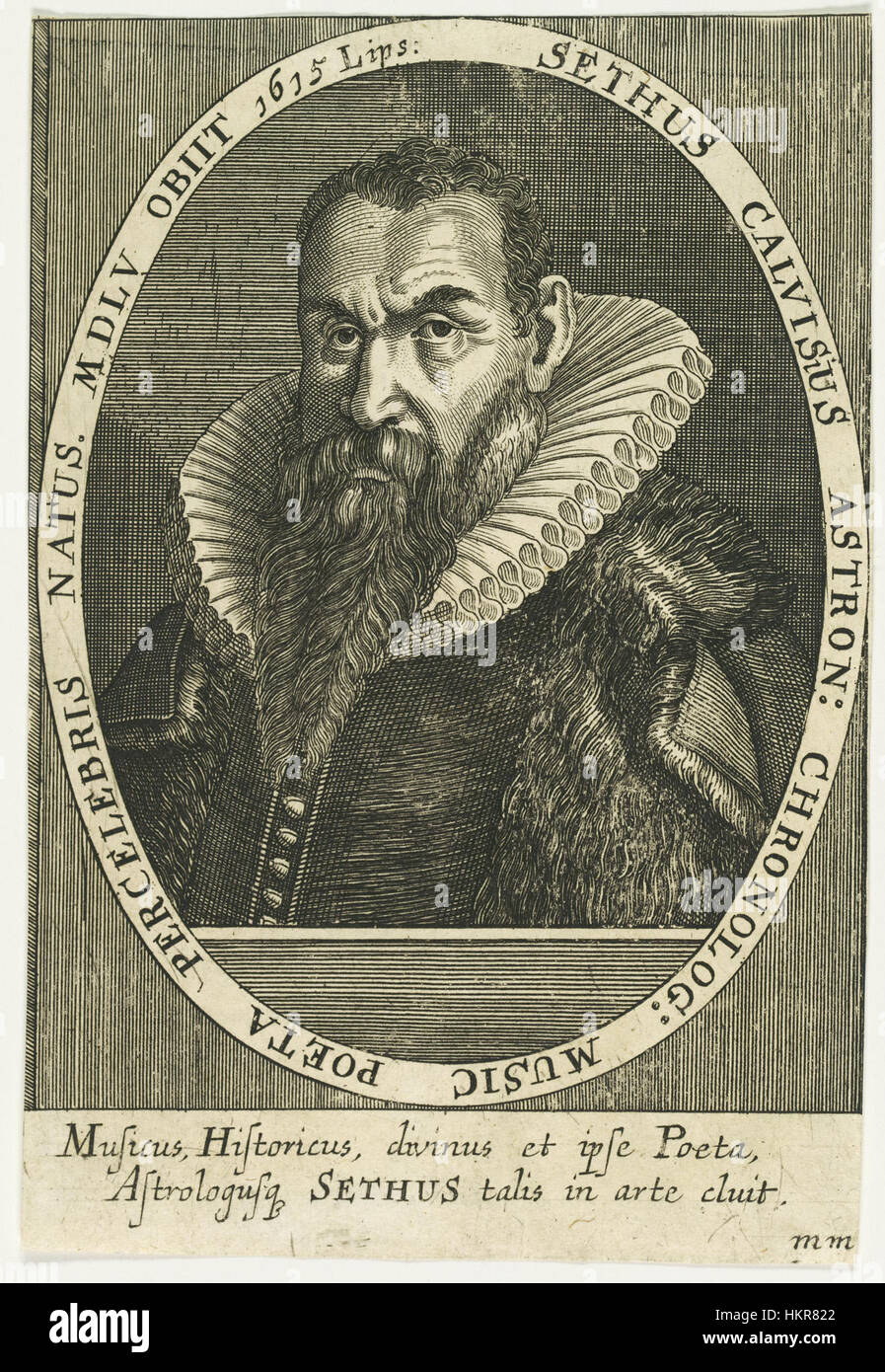 This painting attributed to an artist named Calvisius features a ...