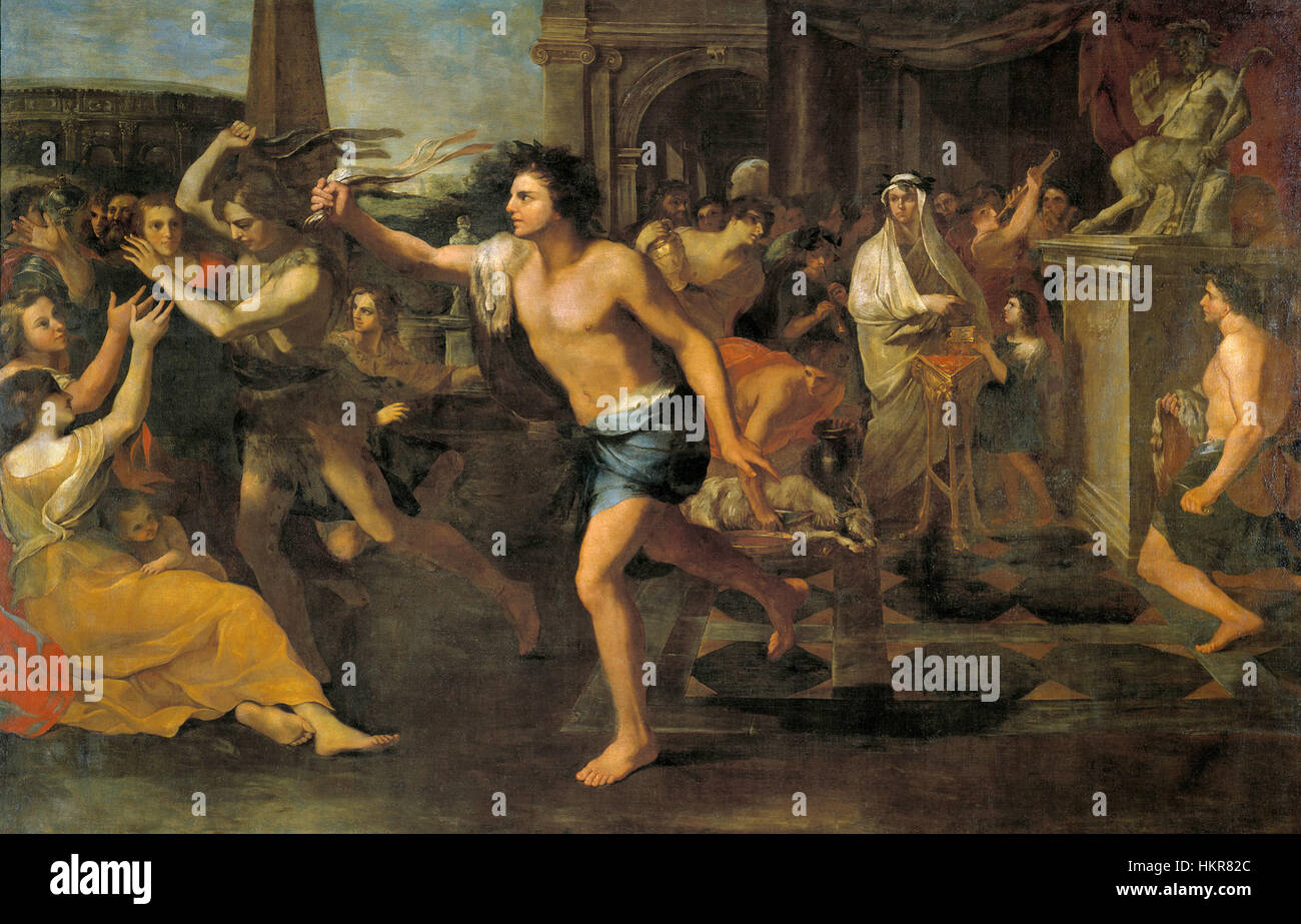 *Camasei-lupercales-prado* is a classical painting that captures the ...