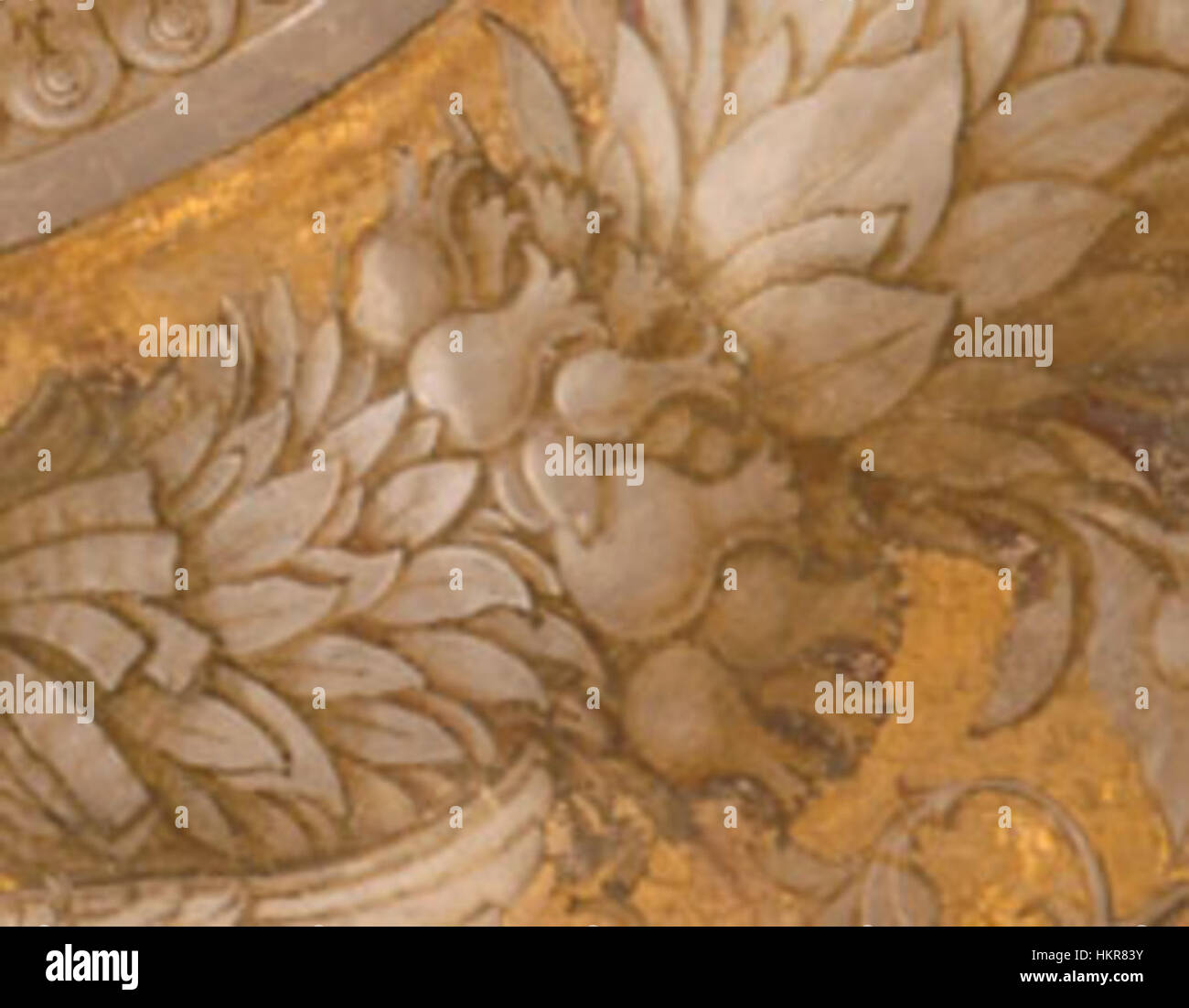 A depiction of the 'Camera picta' series, focusing on the figure of ...