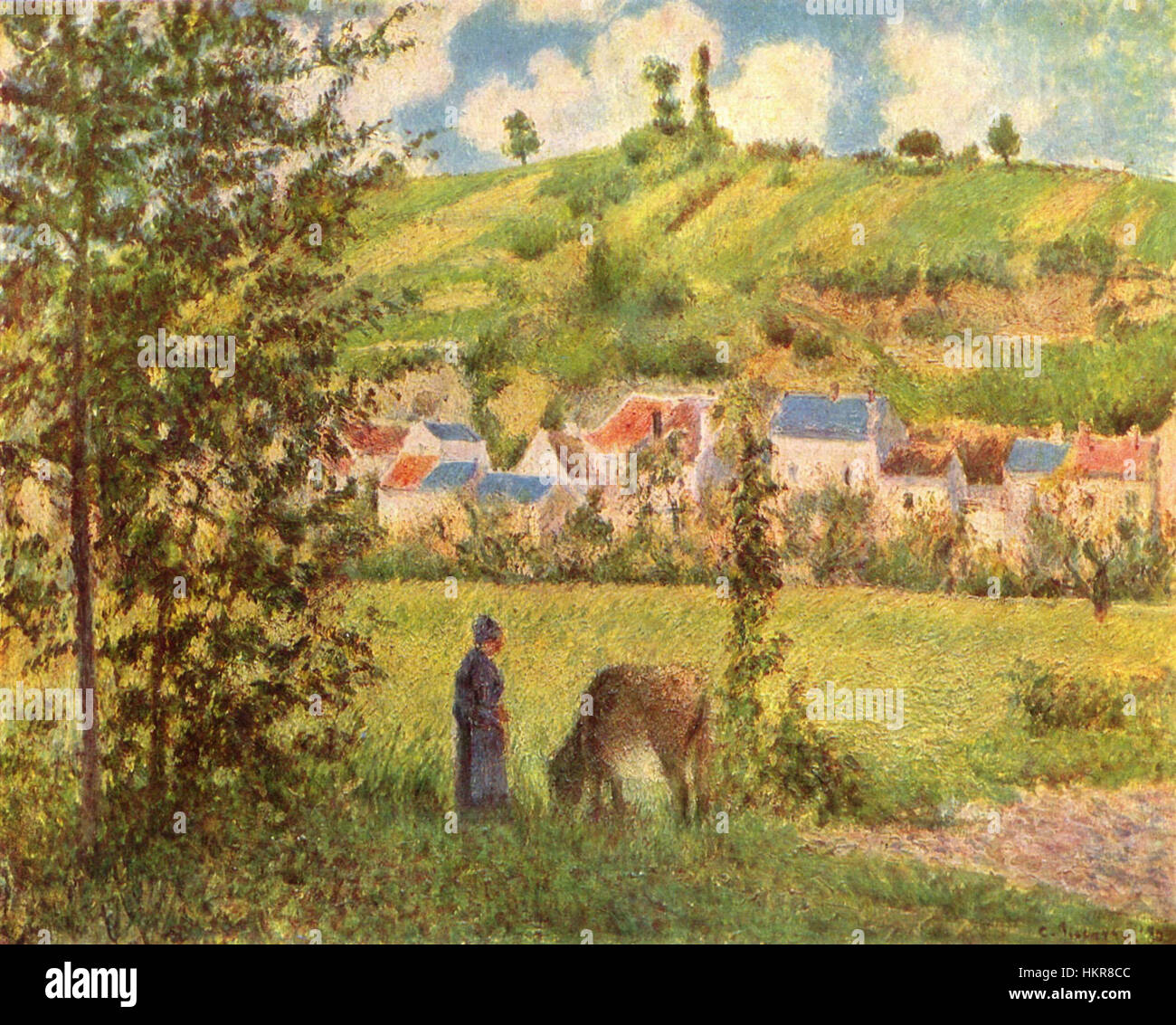 Camille Pissarro's '021' is a painting that embodies the impressionist ...