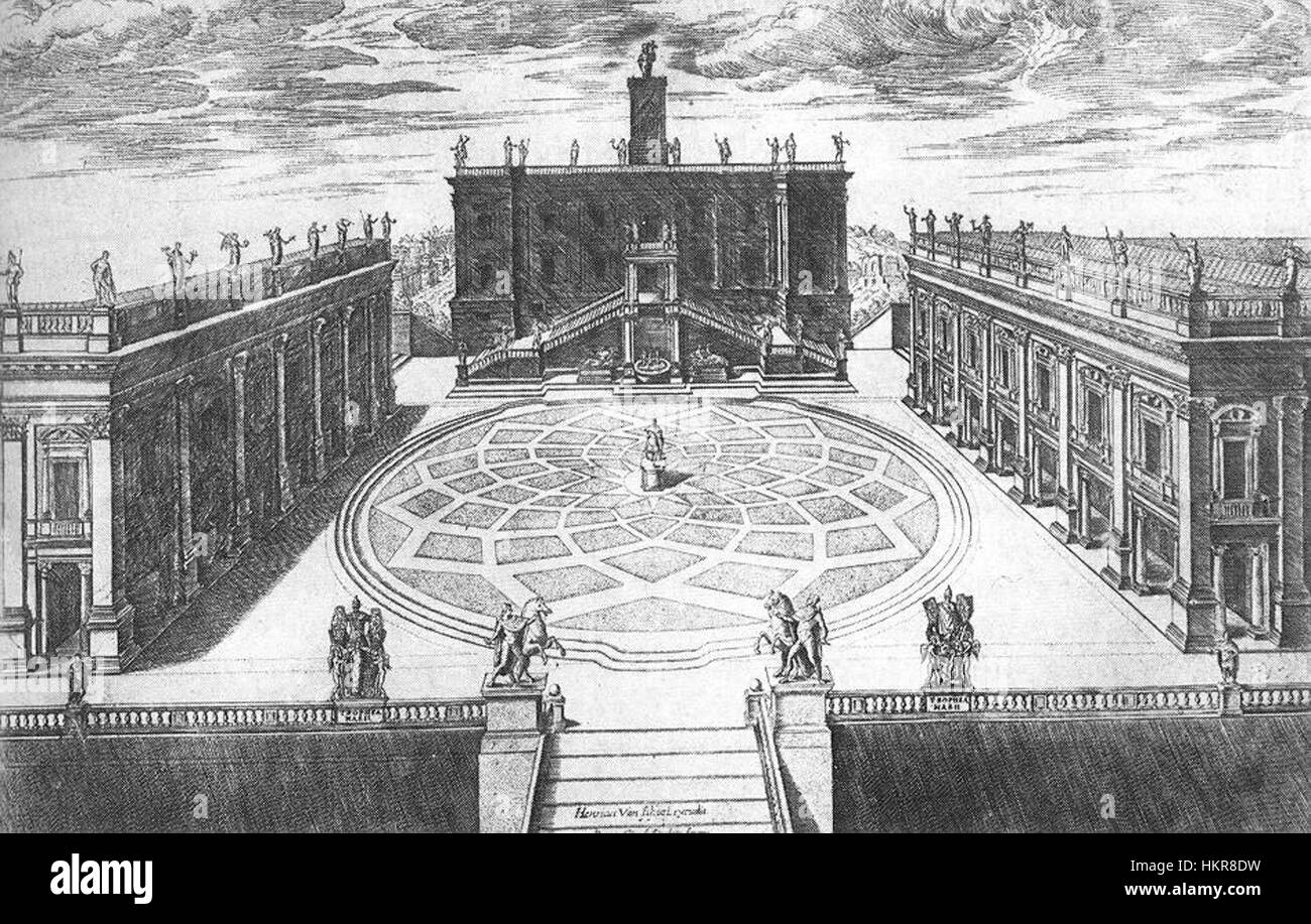 CampidoglioEng is a historic artwork depicting significant historical ...