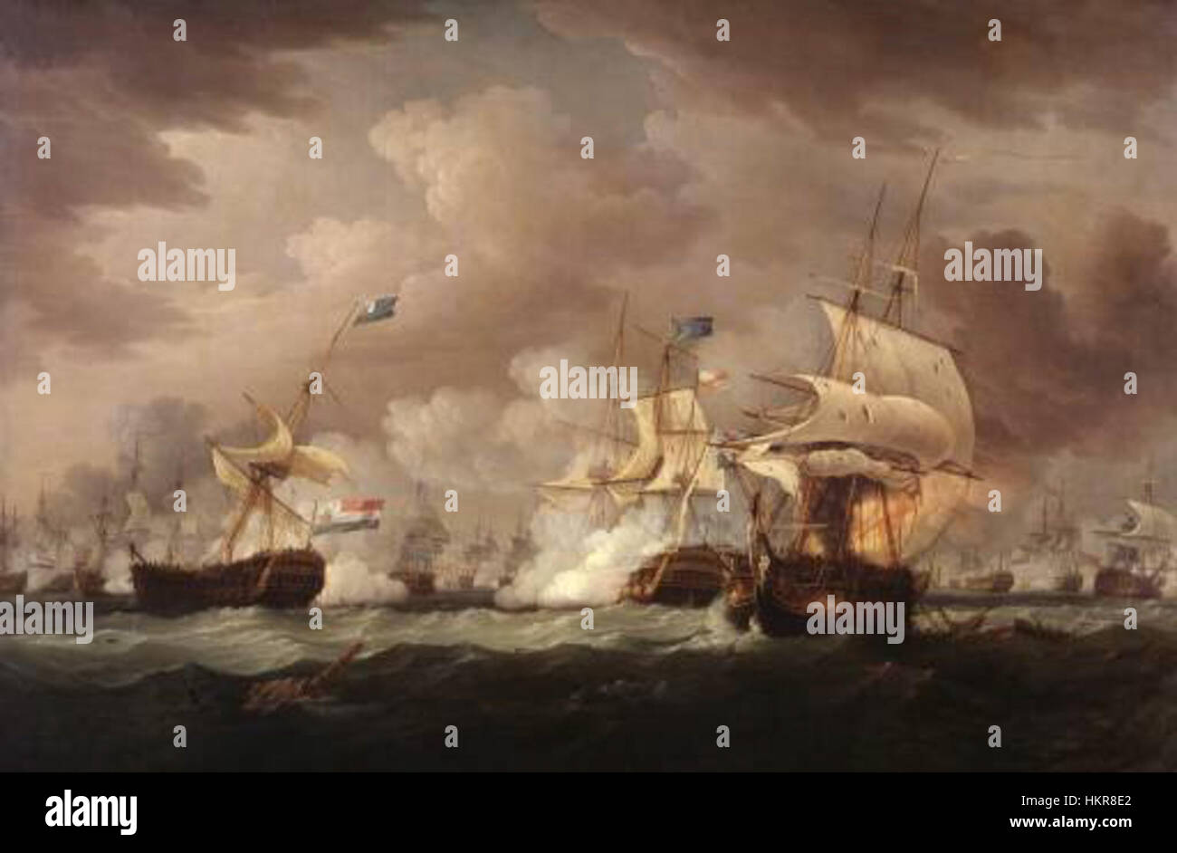 Royal navy fleet 18th century hi-res stock photography and images - Alamy