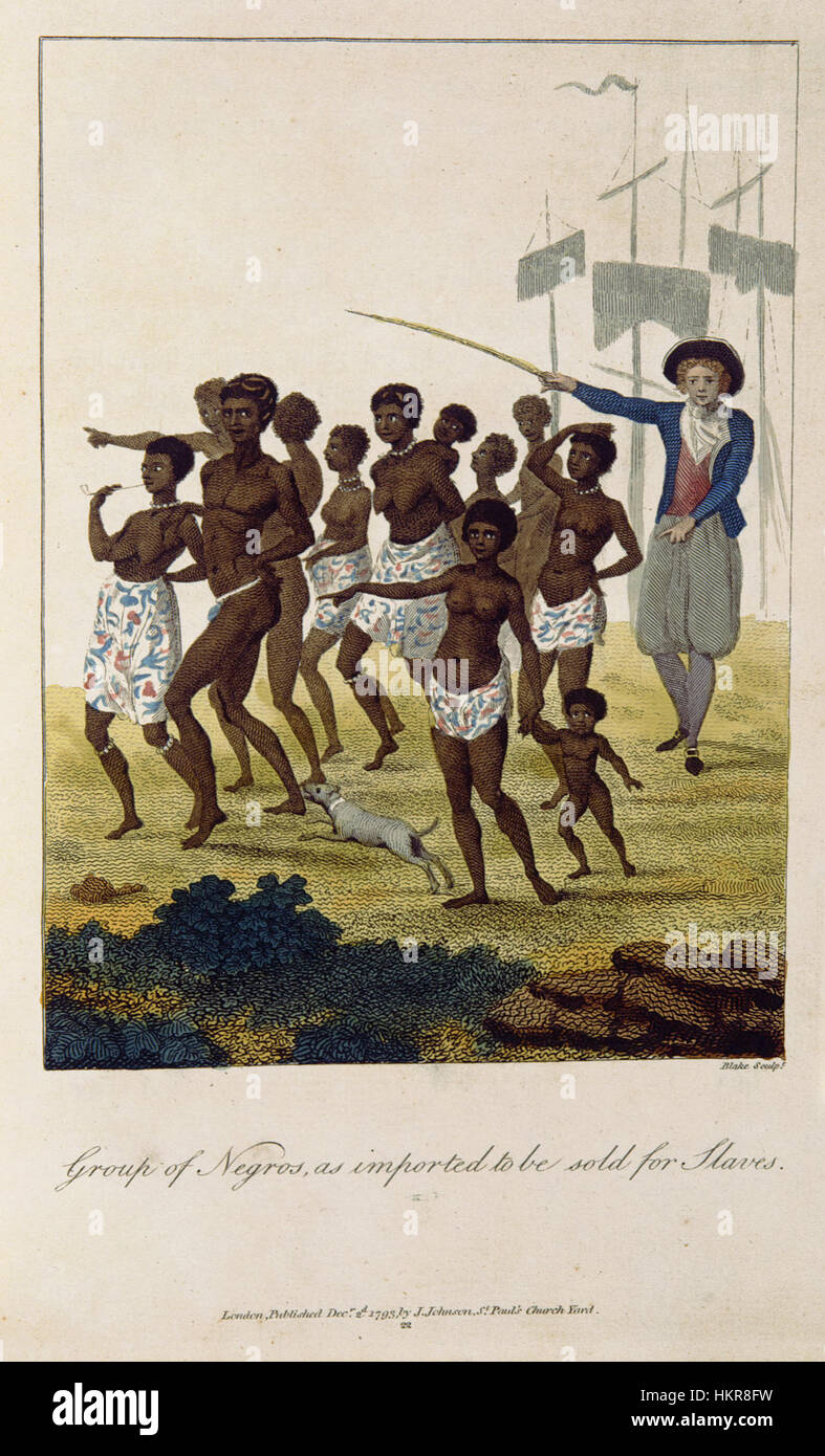 This artwork by William Blake after John Gabriel Stedman illustrates ...