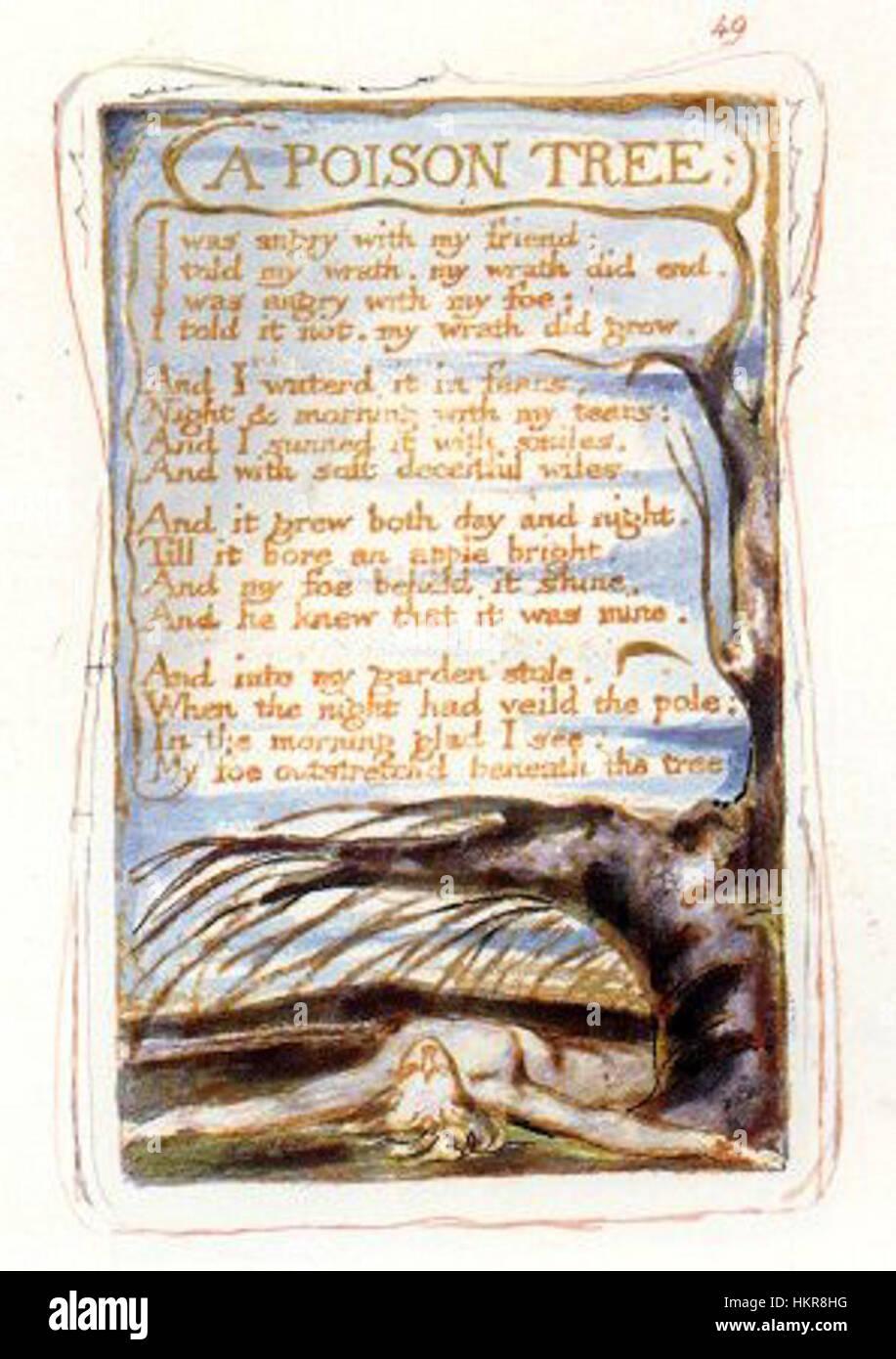 William Blake’s 'A Poison Tree' captures the dark, allegorical ...