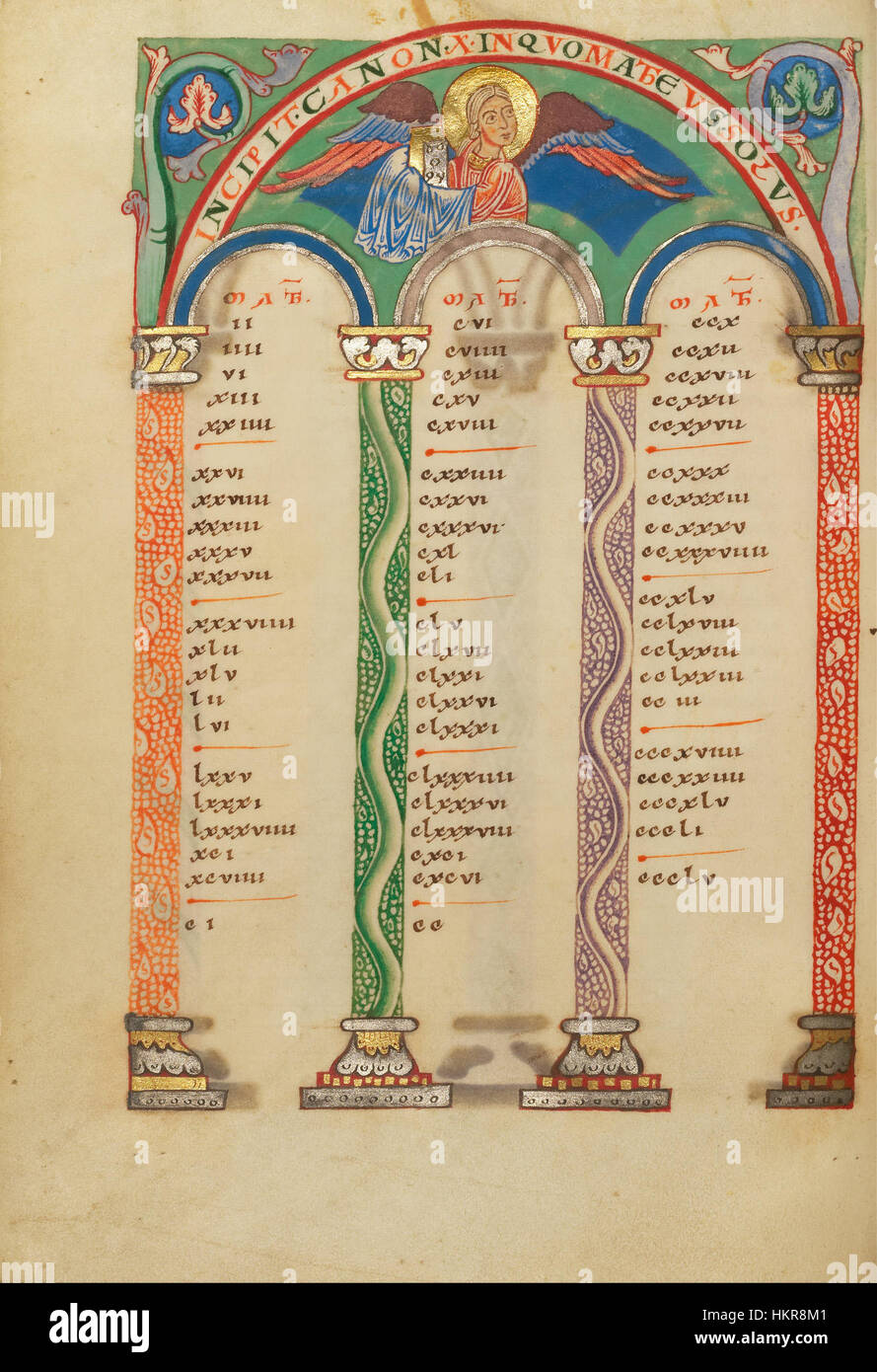 The Canon Table Page from the Google Art Project is a historical ...