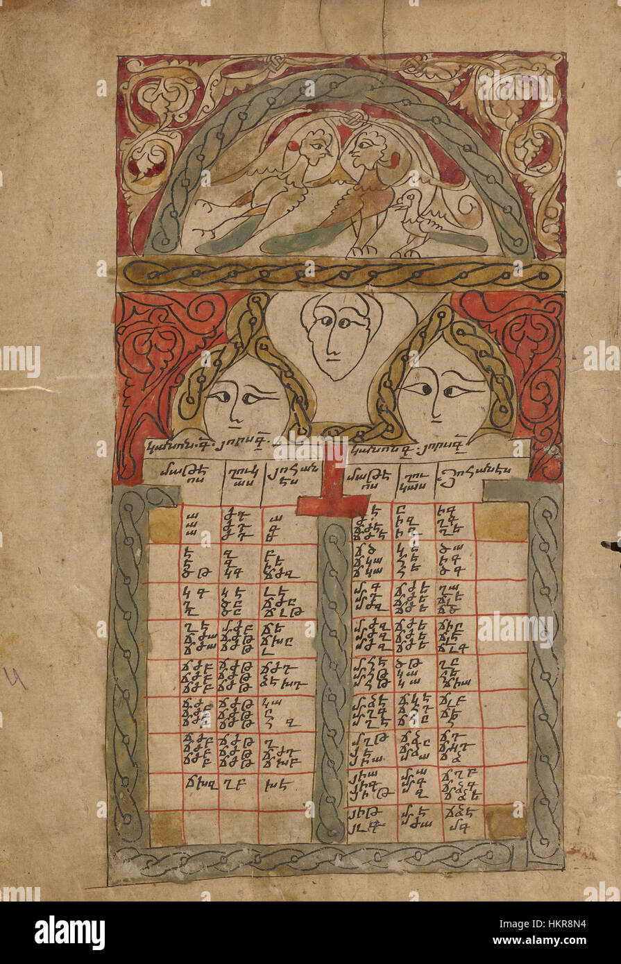 This image features a page from a Canon Table, part of a historical ...