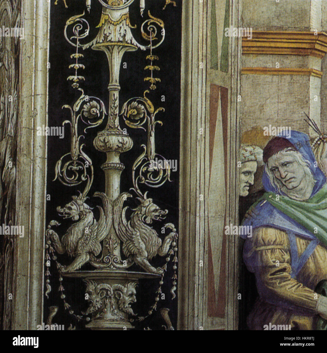 This artwork depicts the Cappella Carafa, a significant religious and ...