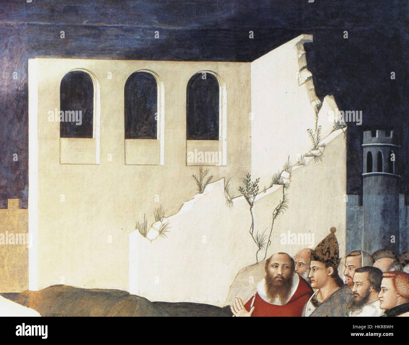 The 'Cappella Bardi di Vernio' painting showcases the architectural and ...