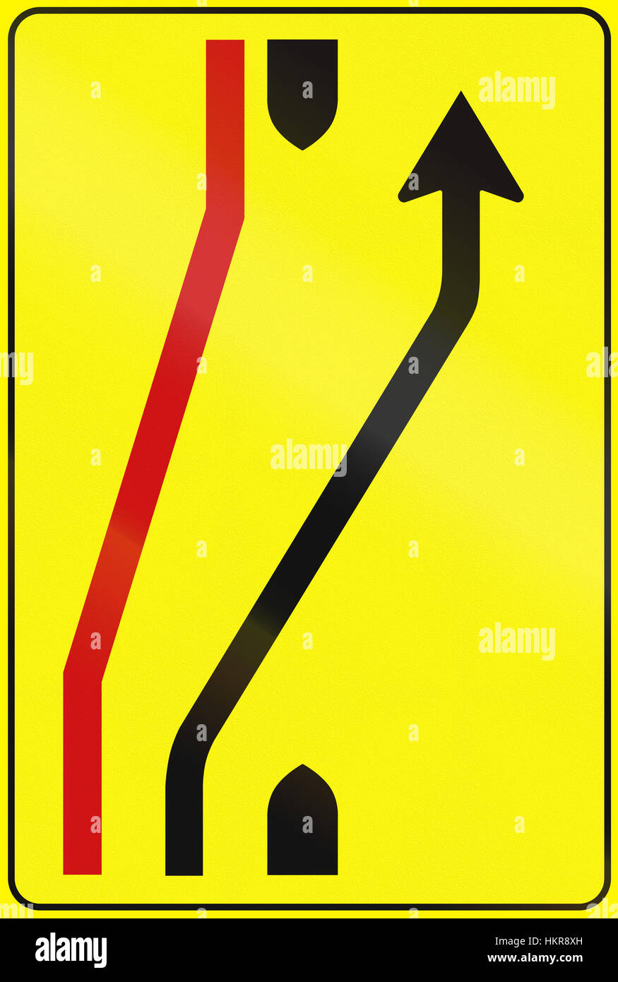 Deviation sign hi-res stock photography and images - Alamy