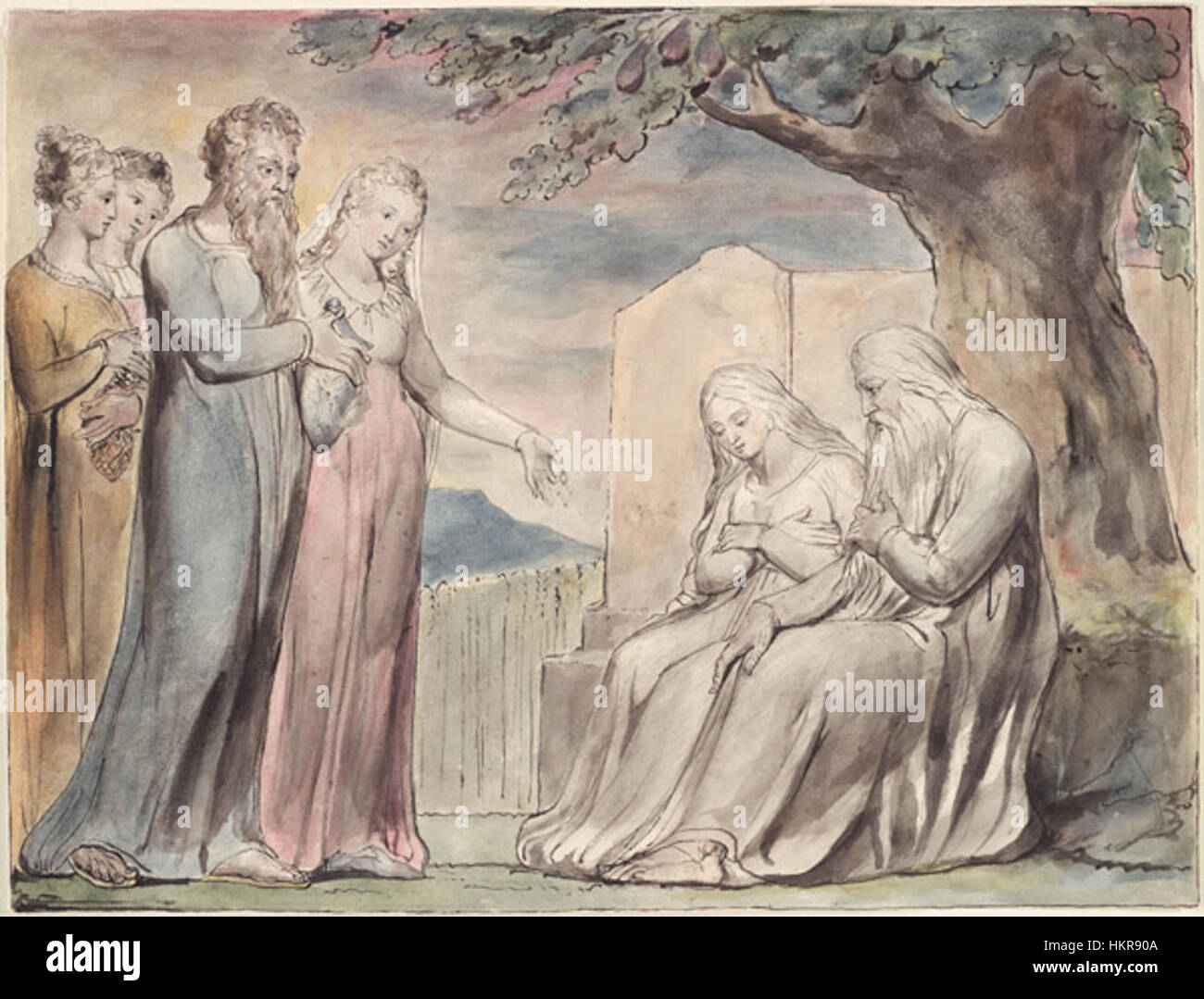 This artwork is part of the 'Book of Job' series illustrated by William ...
