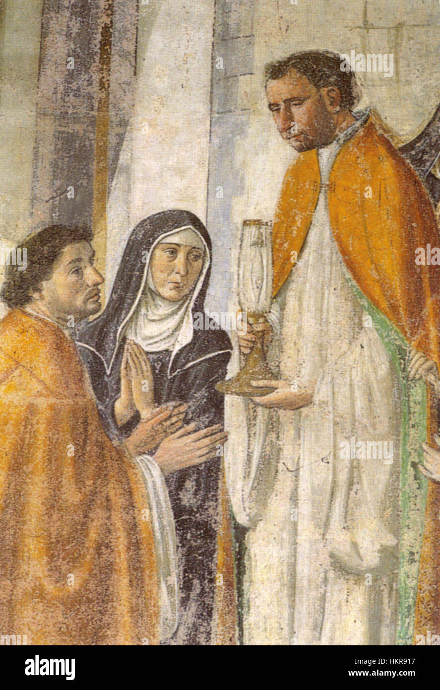 *Miracolo del Calice* (Miracle of the Chalice) by Cosimo Rosselli ...