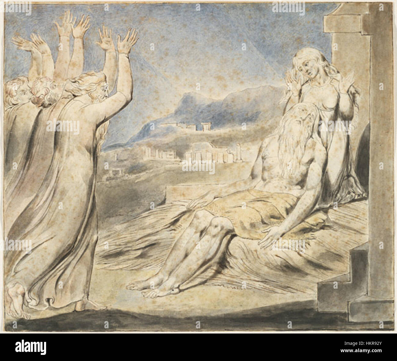 This set of illustrations from William Blake’s 'Book of Job,' created ...