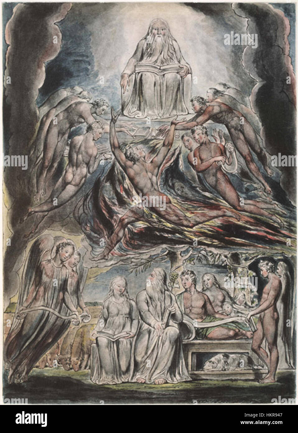 The 'Book of Job' series by William Blake, with illustrations by John ...