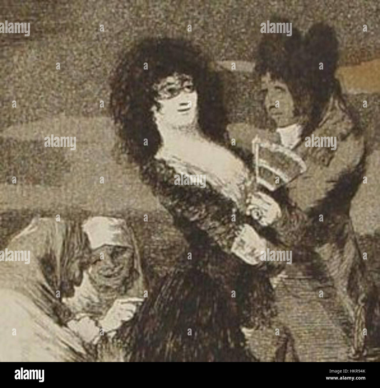 *Capricho 5* (detalle 1) is a piece from Francisco Goya’s *Los ...