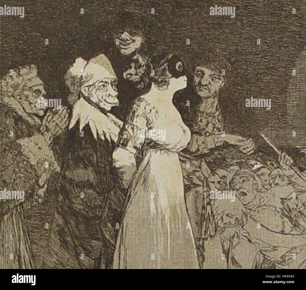'Capricho 2 (Detalle 1)' by Francisco Goya is part of his famous series ...