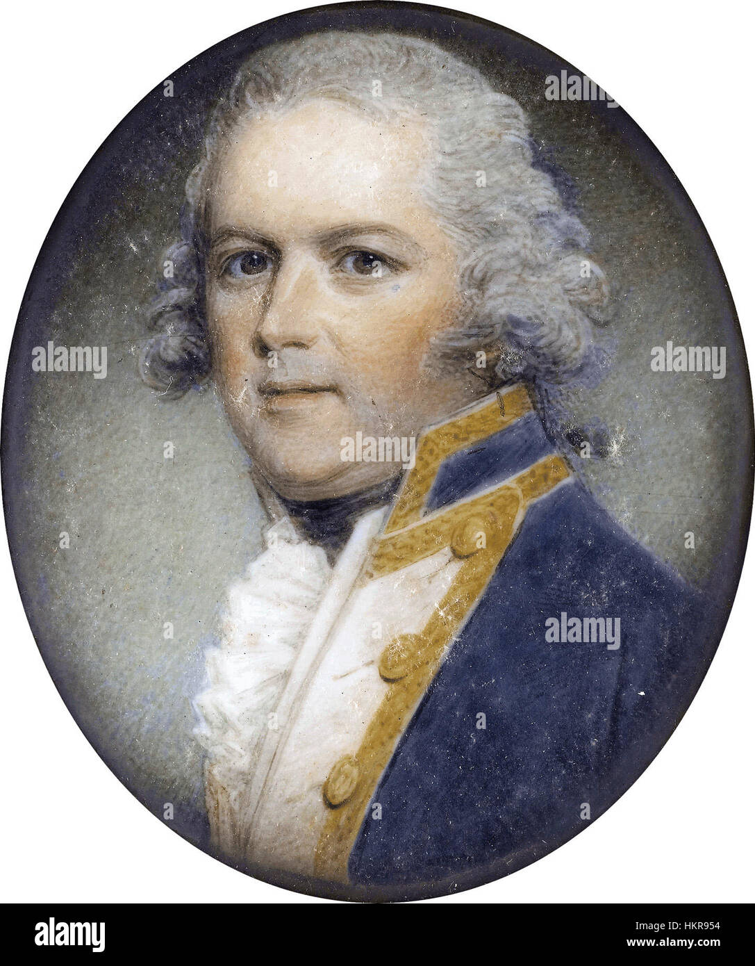 A portrait of Captain John Nicholson Inglefield, created by Samuel ...