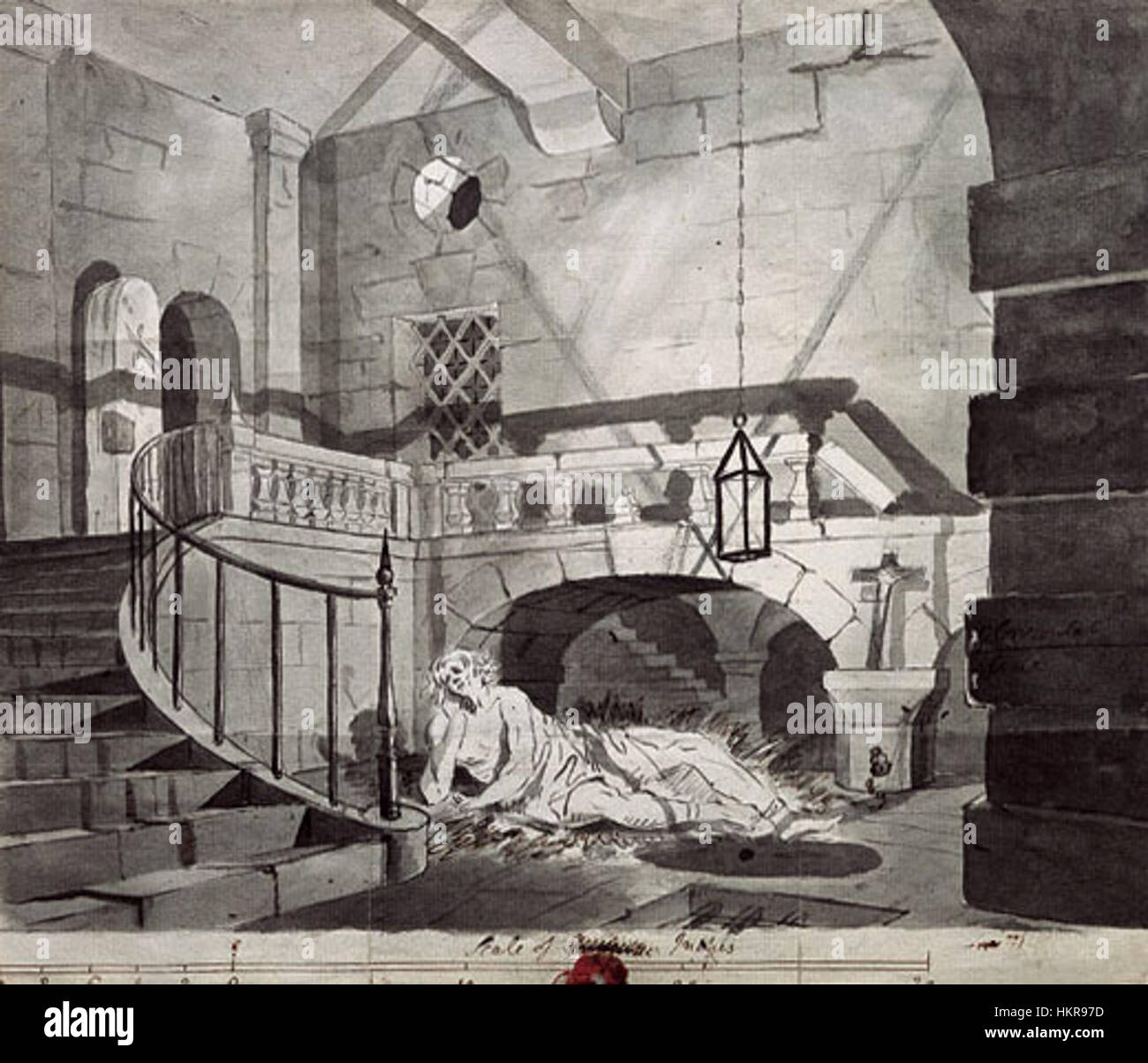 The painting titled *Captive King* portrays the figure of a king held ...