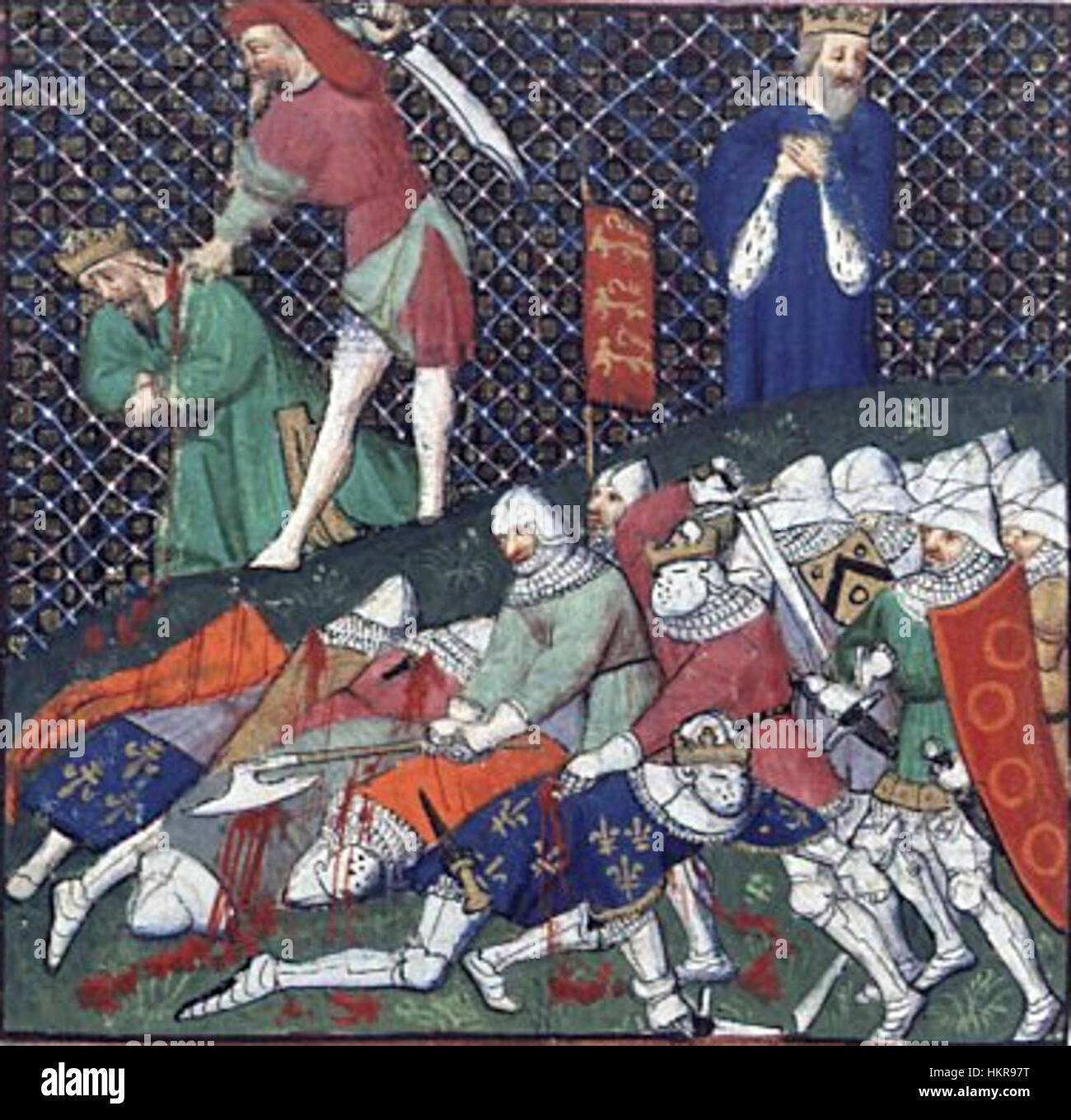 'Capture of Jean II' depicts the historical moment when King Jean II of ...
