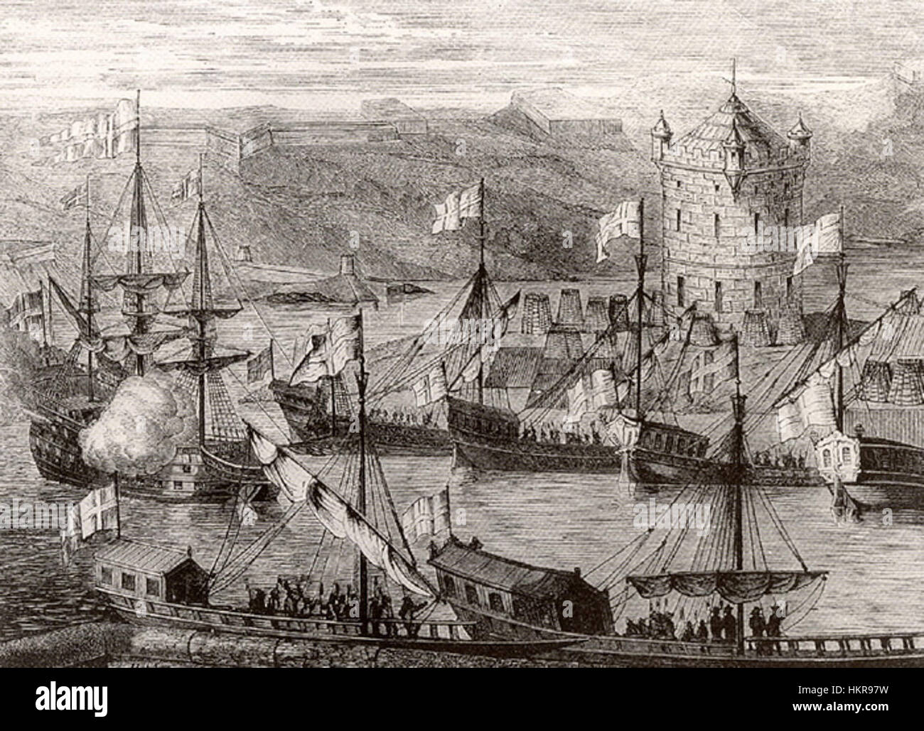 The 'Capture of Azov' is an oil painting depicting the historic ...