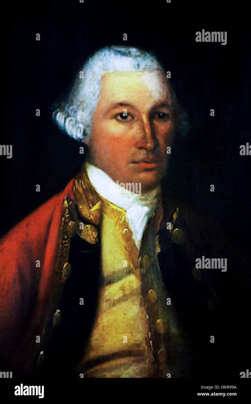 This 1730 portrait of Captain William Skinner, a figure from colonial ...