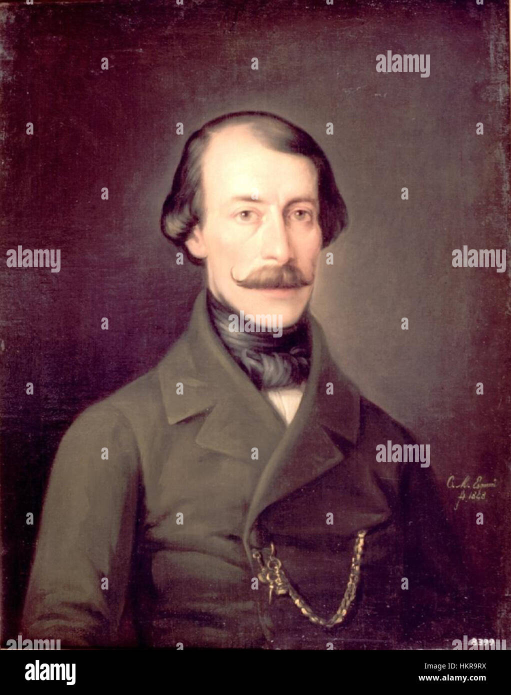 This portrait by Carlos Esquivel y Rivas depicts a nobleman in the ...