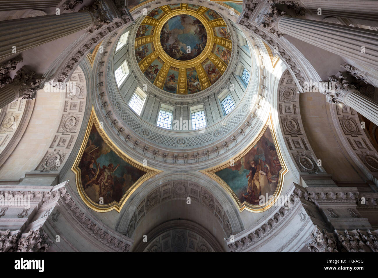 Dôme des Invalides (originally Chapelle royale), Paris, France Stock ...
