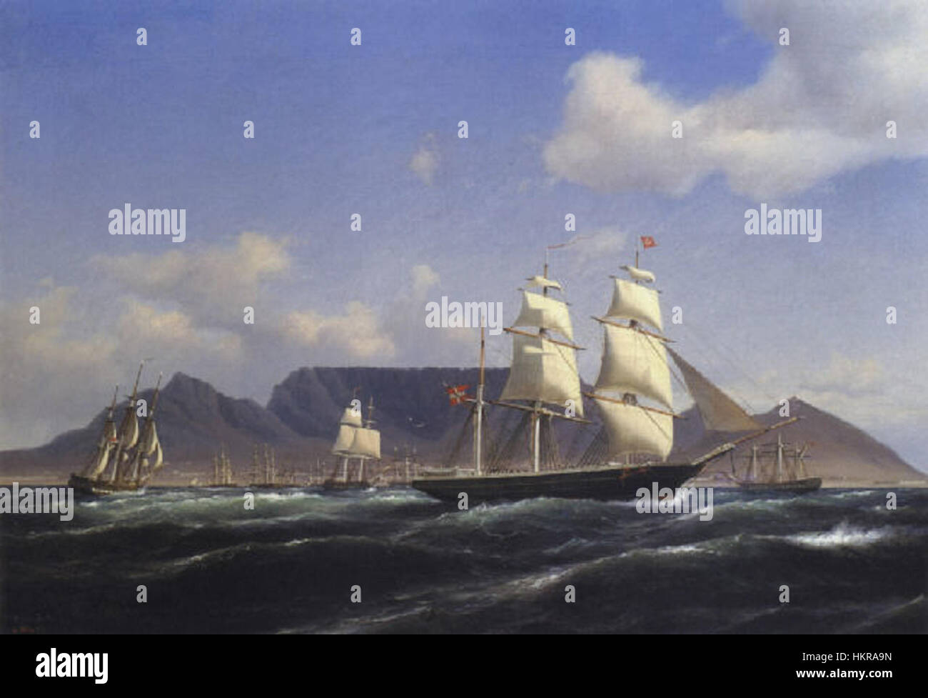 Sailing ships in table bay hi-res stock photography and images - Alamy