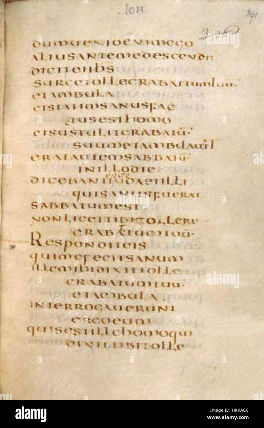 Gospel of john manuscript hi-res stock photography and images - Alamy