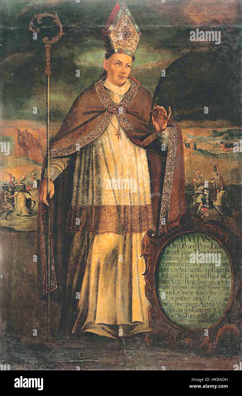 The painting *Blessed Vitus of Lithuania* illustrates the life and ...