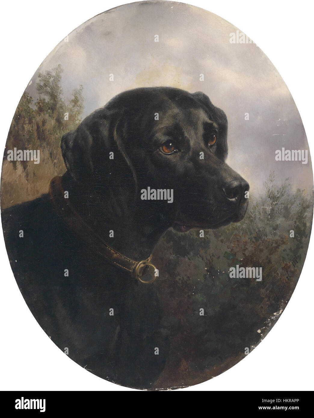 Carl Reichert’s painting 'Hector' from 1871 depicts the mythical figure ...