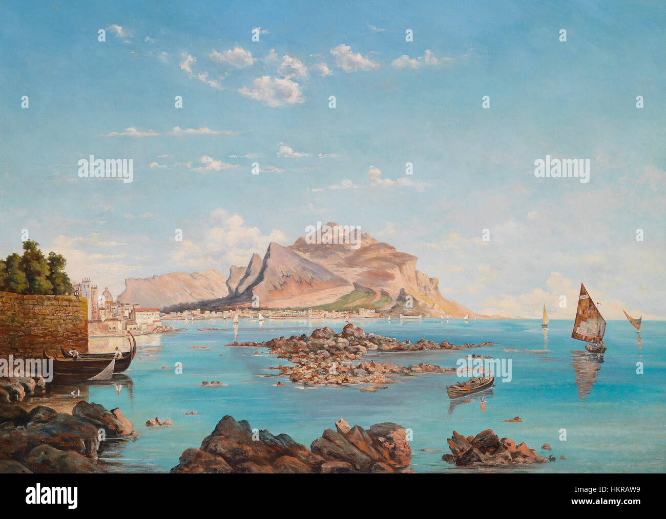 Painting depicting scenic view hi-res stock photography and images - Alamy