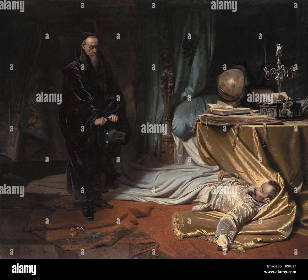'Seni at the Dead Body of Wallenstein' by Carl Theodor von Piloty ...