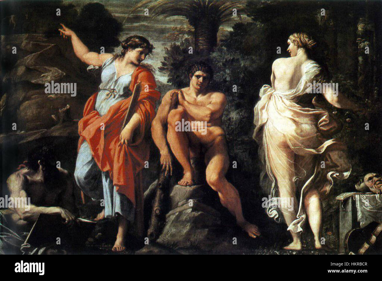 The painting 'Hercules' by the Carracci family is a renowned depiction ...