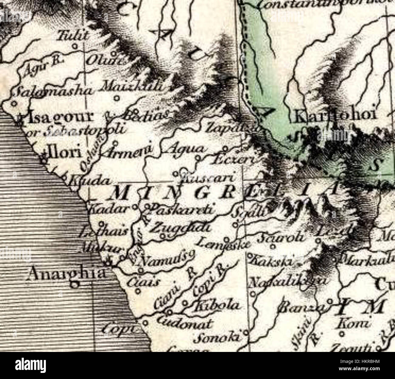 This 1801 map by John Cary depicts the region of Turkey in Asia ...