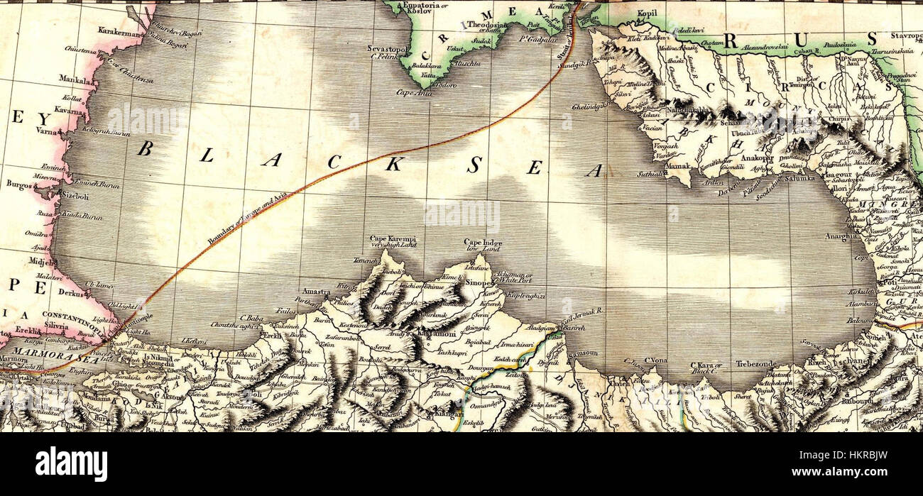 This map by John Cary, published around 1801, illustrates Turkey in ...
