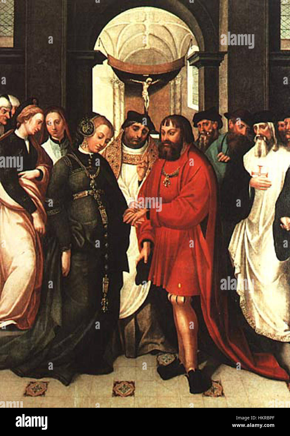*Casamento de Santo Aleixo* (Marriage of Saint Aleixo) is a 1541 ...