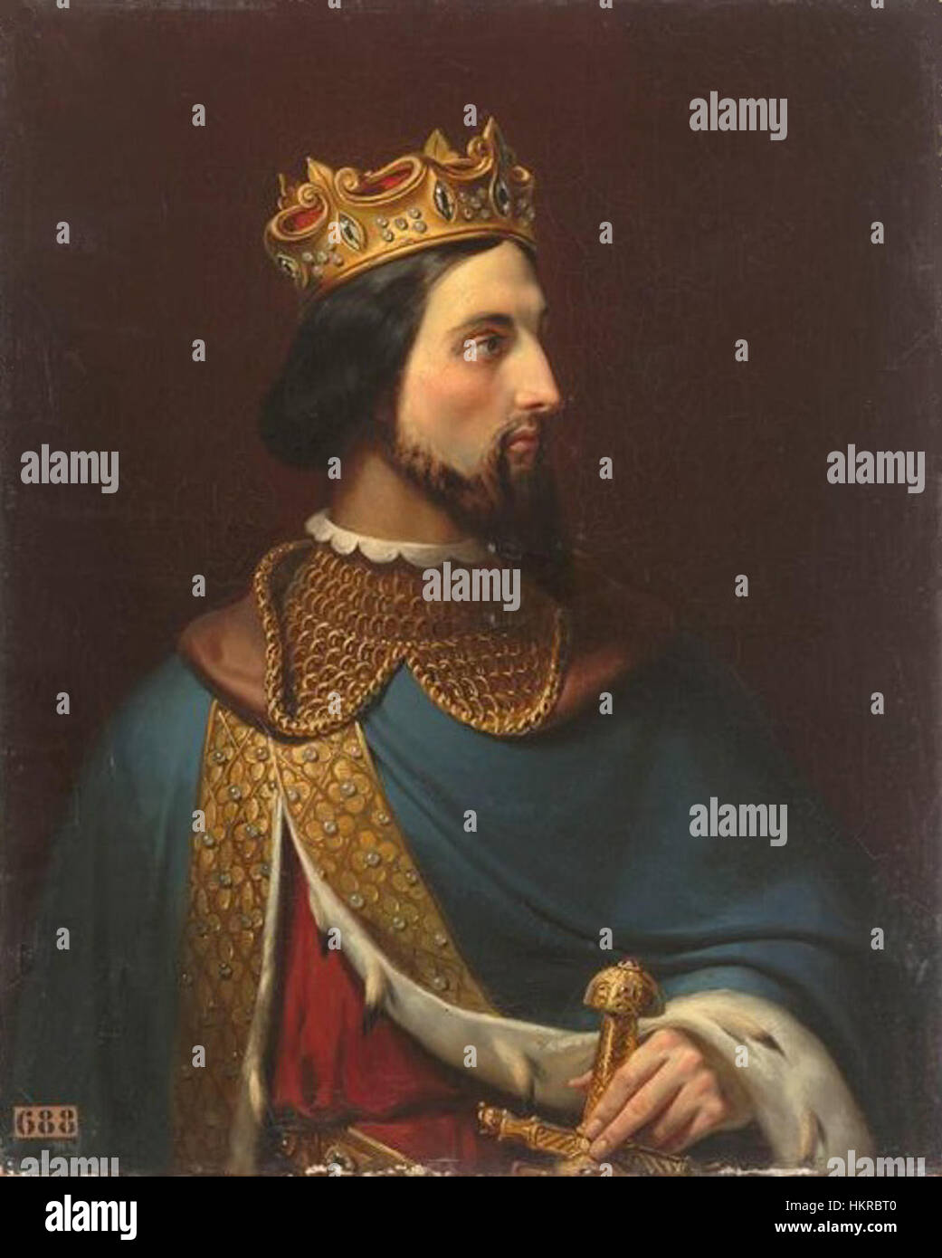 This painting by Blondel depicts Henry I of France, highlighting the ...