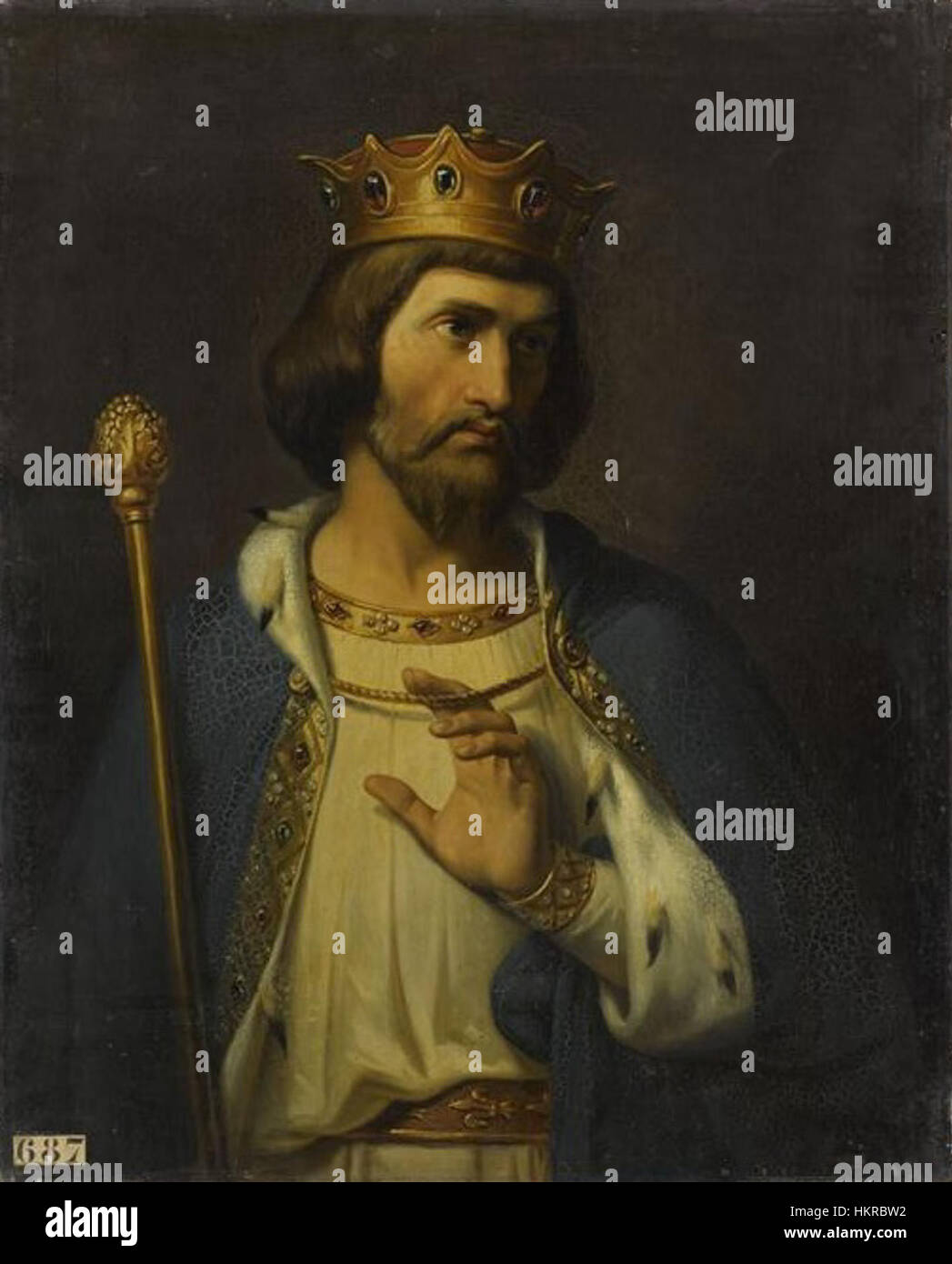 Blondel's portrait of Robert II of France depicts the French king in a ...