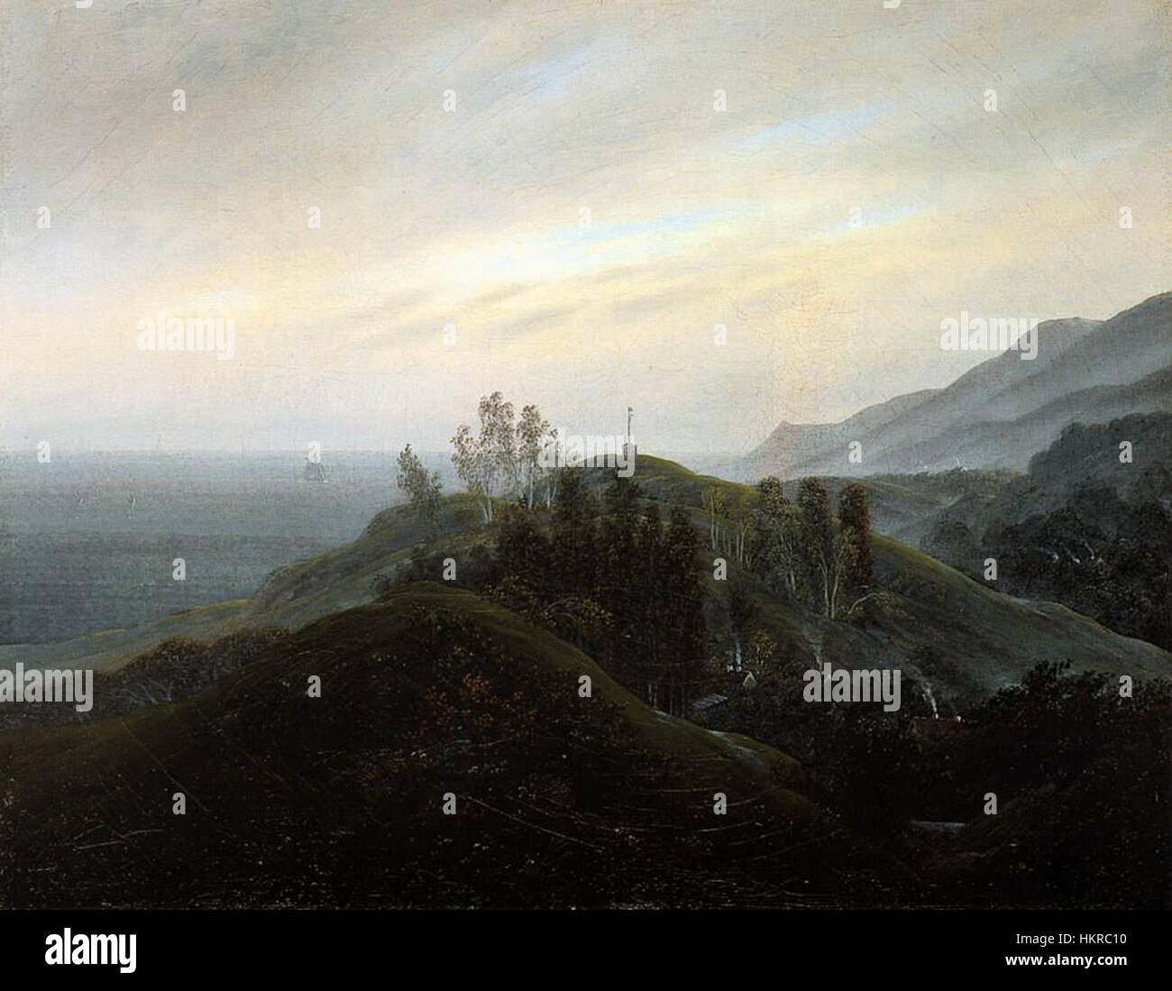 Caspar David Friedrich’s 'View of the Baltic' offers a serene and ...