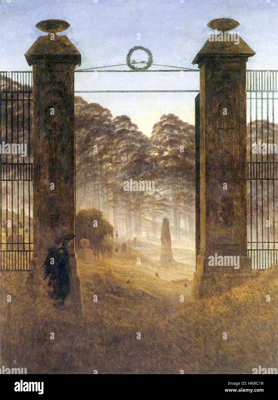 Caspar David Friedrich’s painting, known for its romanticism, portrays ...