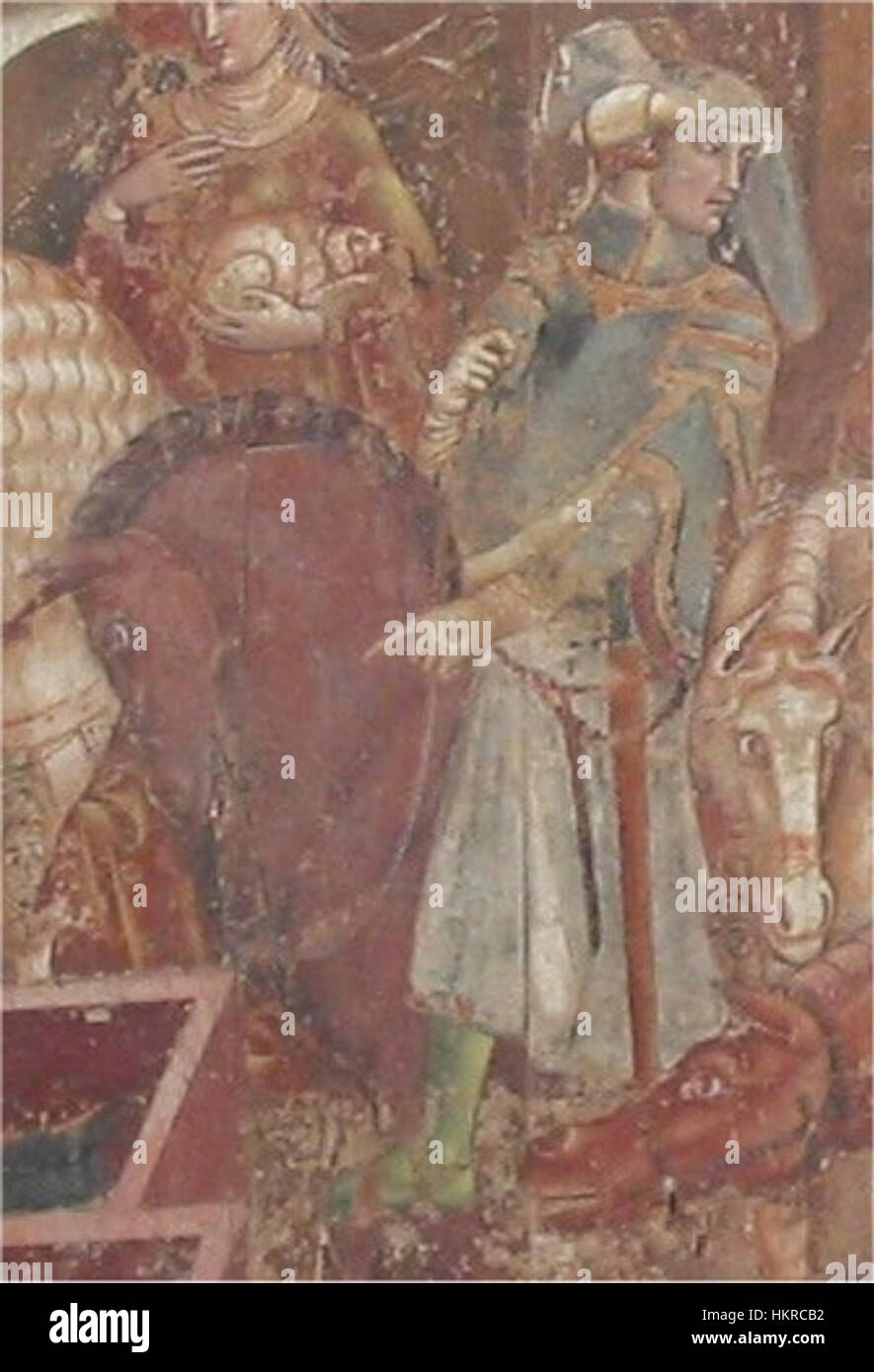 The 'Castruccio Campo Santo' painting represents a scene from the ...