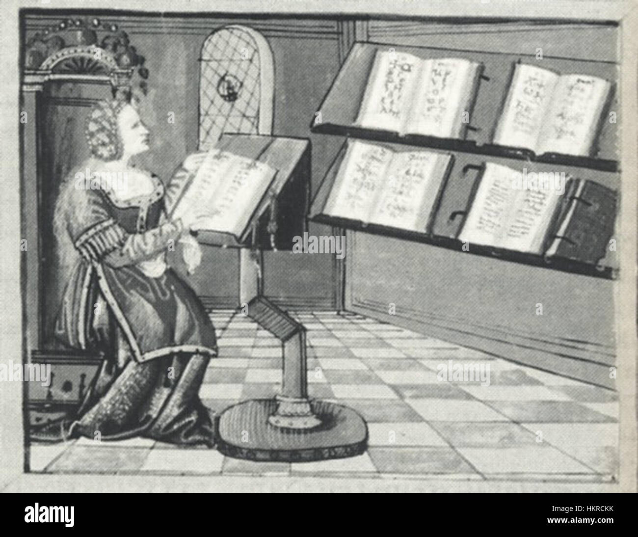 This portrait of Catherine d'Amboise, a French noblewoman from the 15th ...