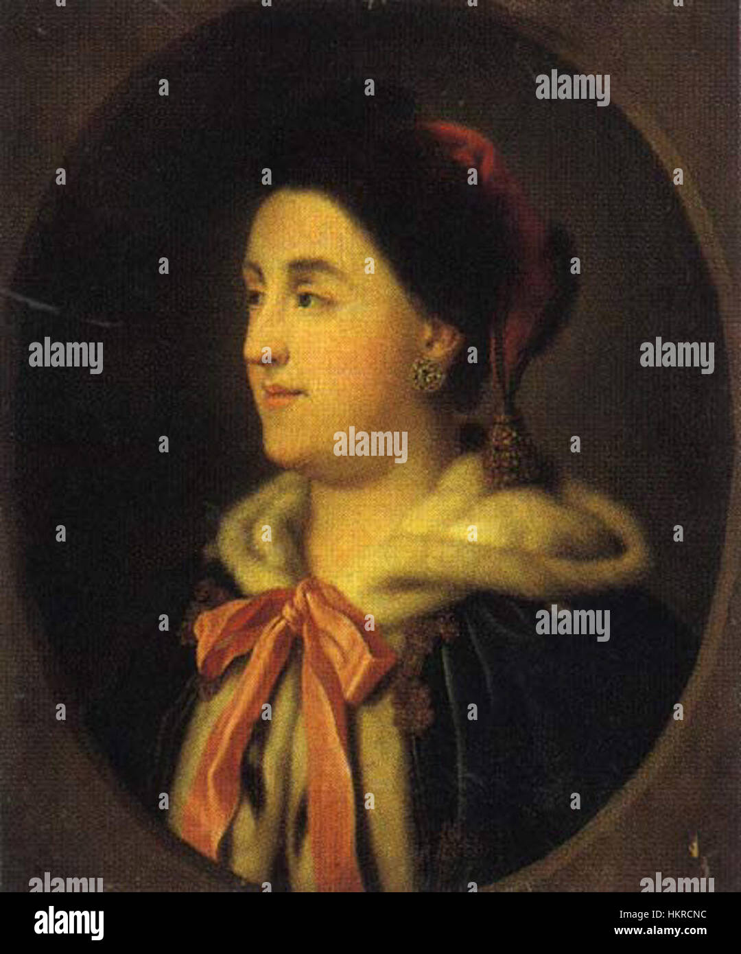 This portrait of Catherine II, painted by Levitsky, features the ...